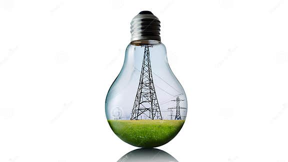 Concept: Power Problems, Power Grid Crisis, Blackout. Inside the Light ...