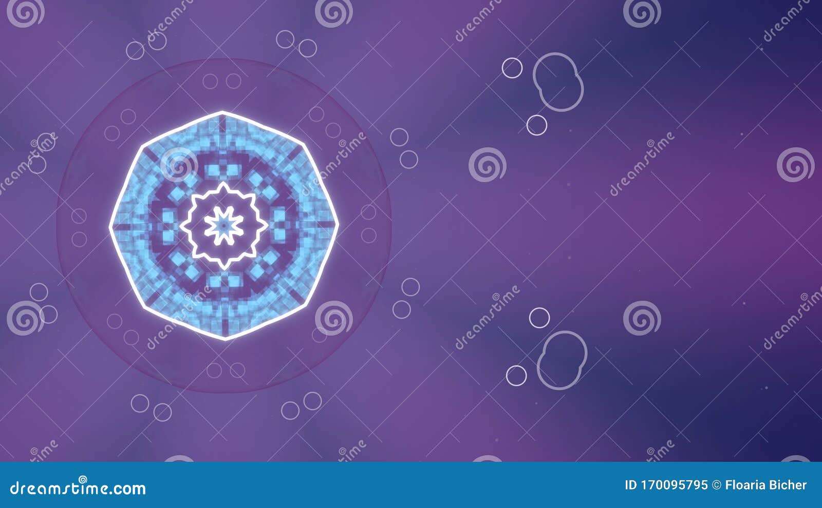 Abstract Geometric Pattern Giving Shockwave Effect Isolated on Black ...