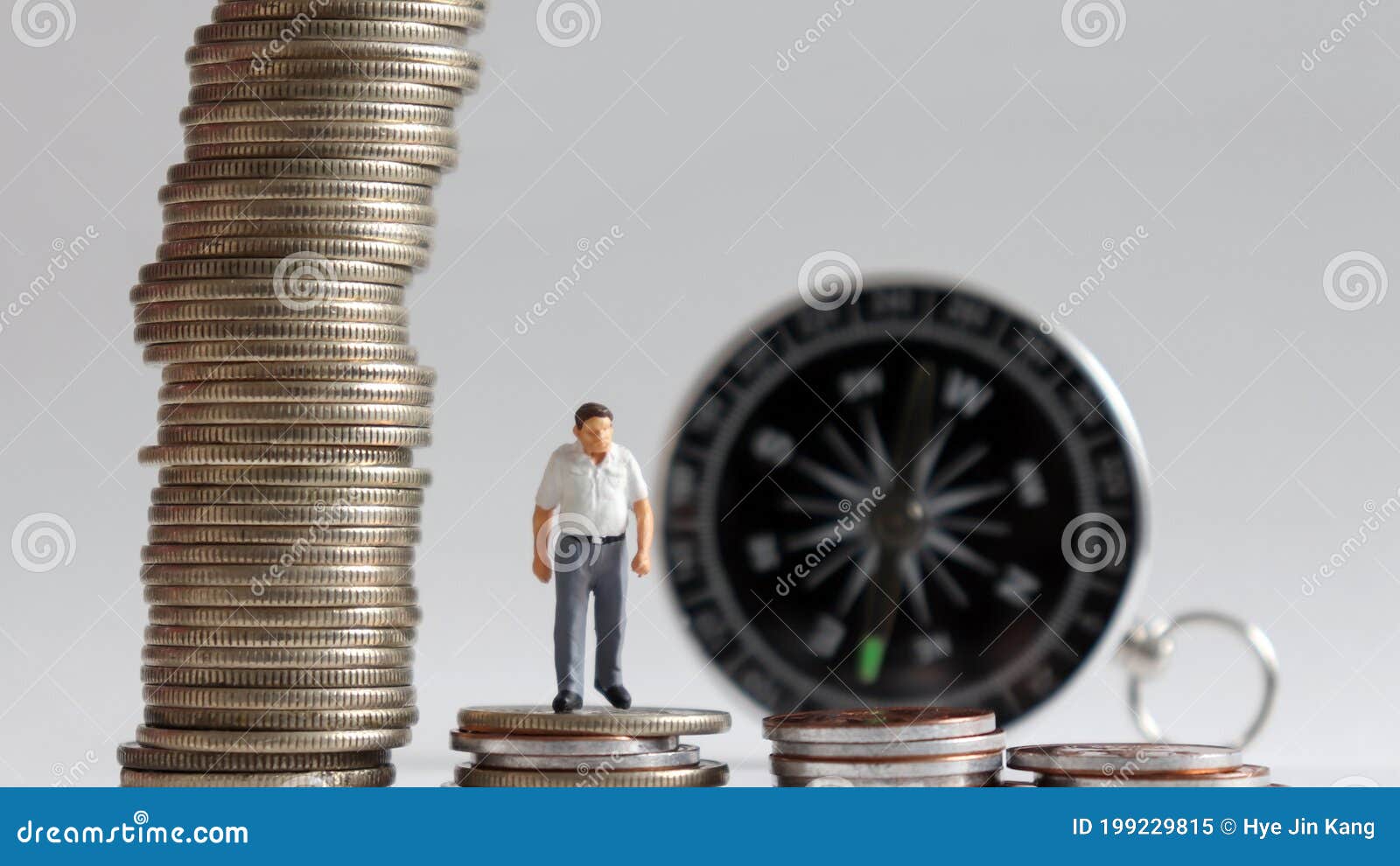 The Concept of Preparation for One`s Old Age. Stock Image - Image of ...