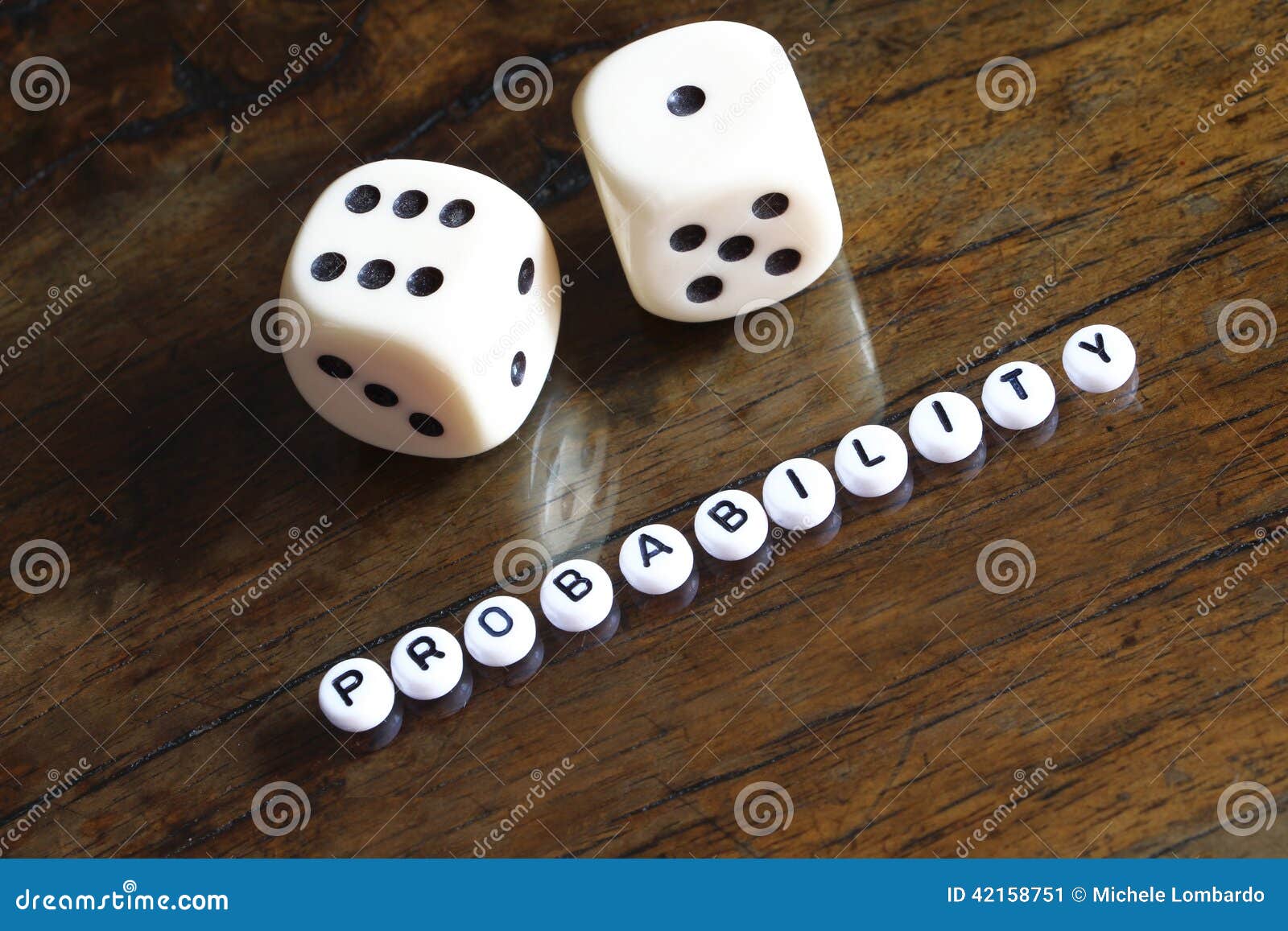 Concept of Probability, Number Seven Stock Image - Image of random ...