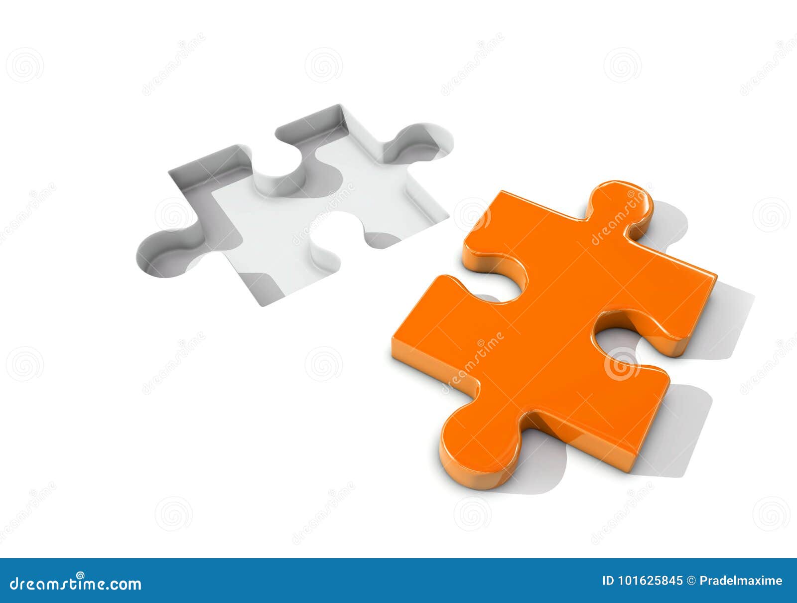 Concept of Problem and Solution with Puzzle Part Stock Illustration ...