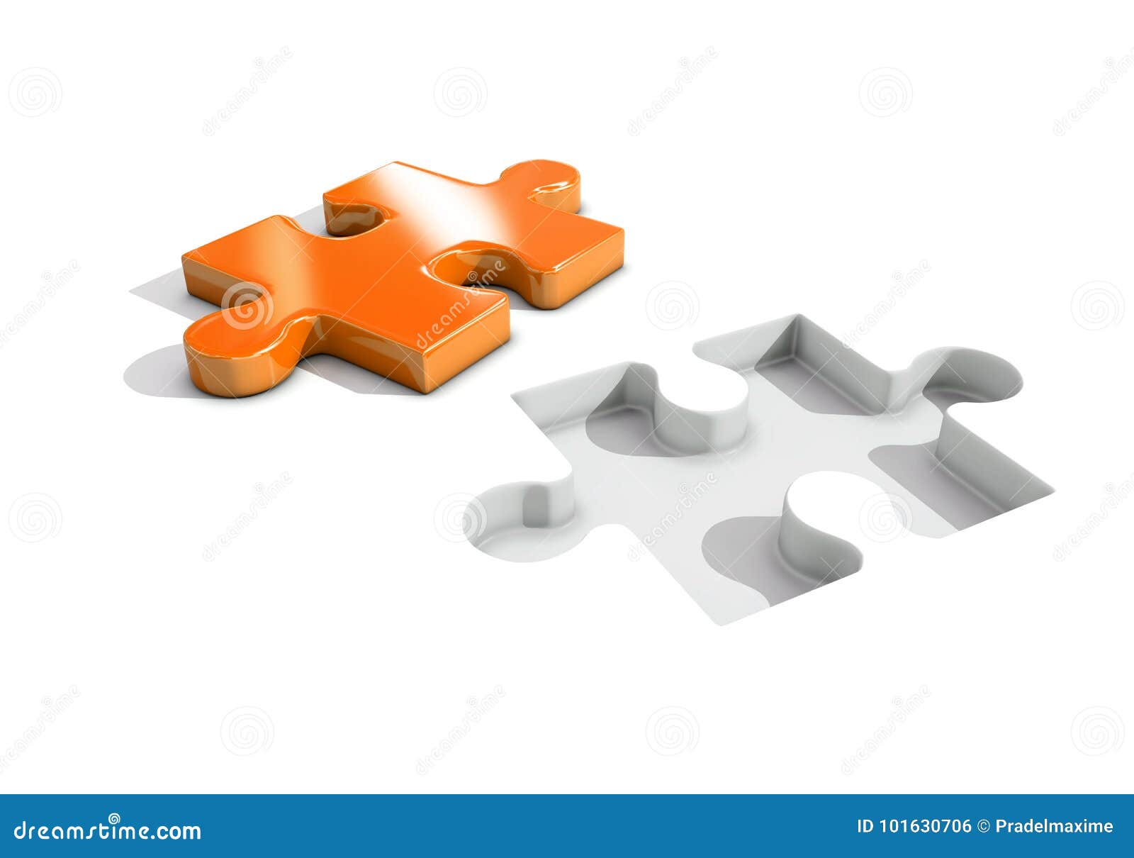 Concept of Problem and Solution with Puzzle Part Stock Illustration ...
