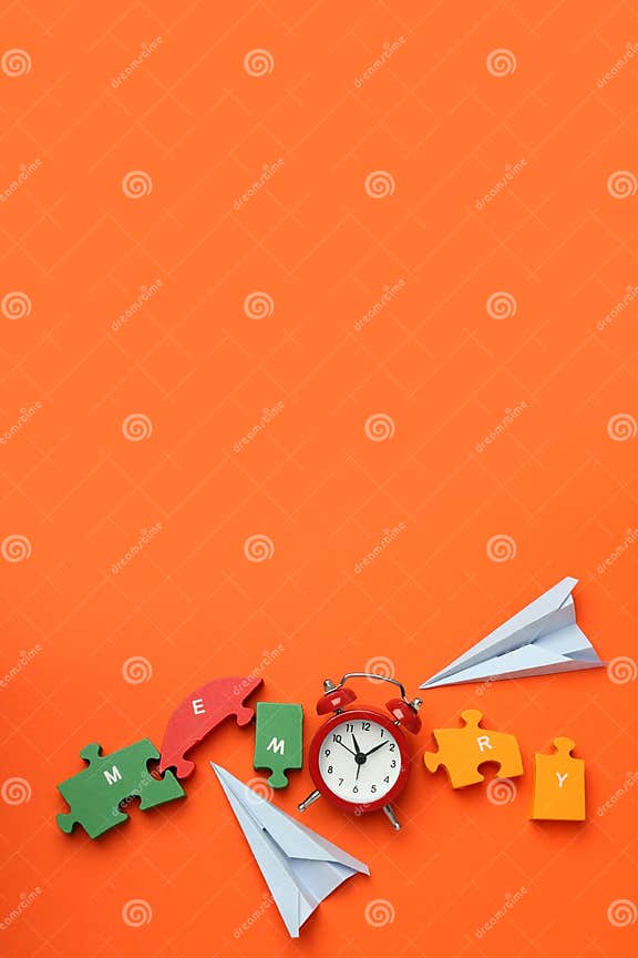 Concept of Problems with Memory, Amnesia, Space for Text Stock Photo ...