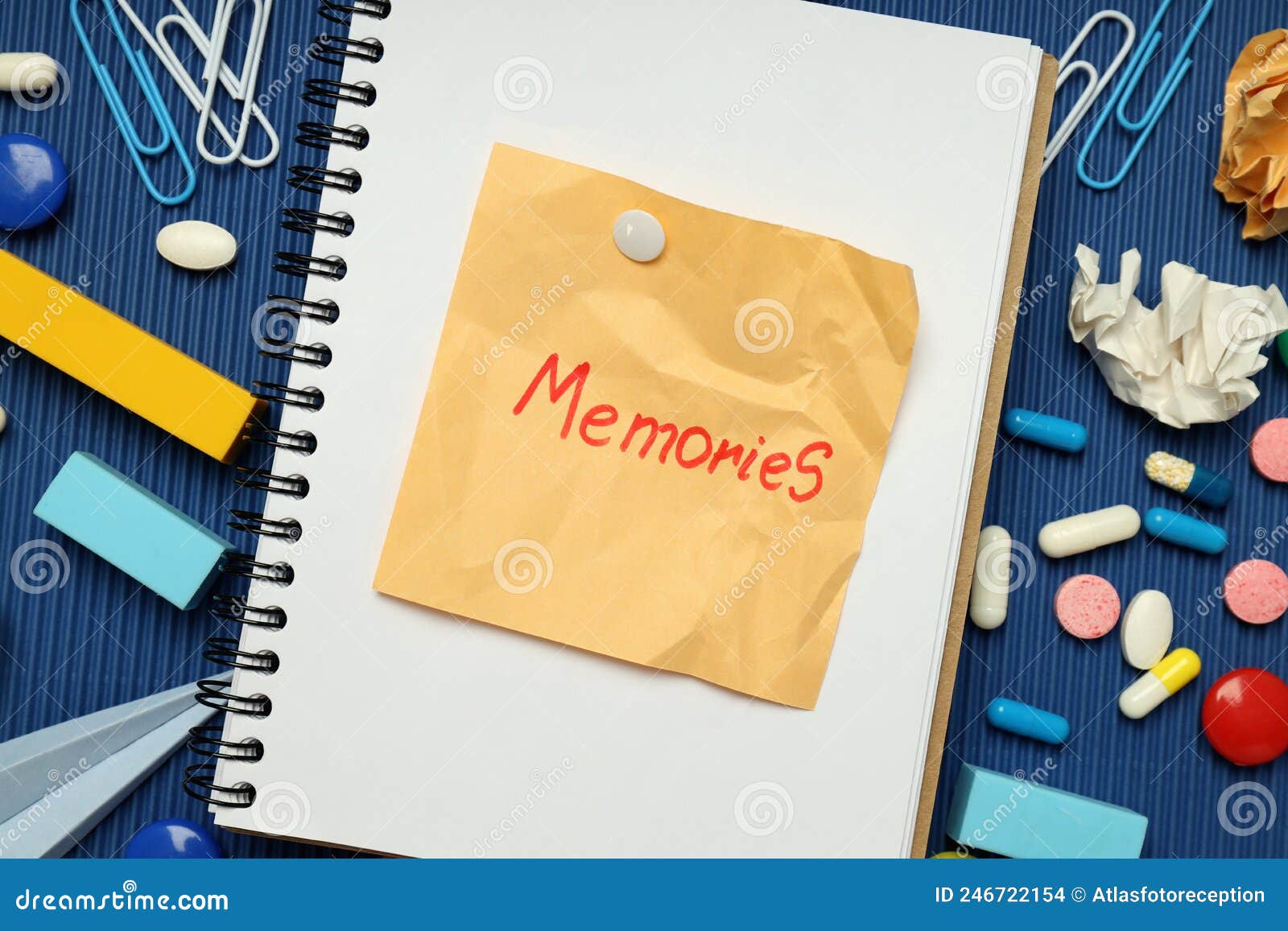 Concept of Problems with Memory Stock Photo - Image of medicine, loss ...