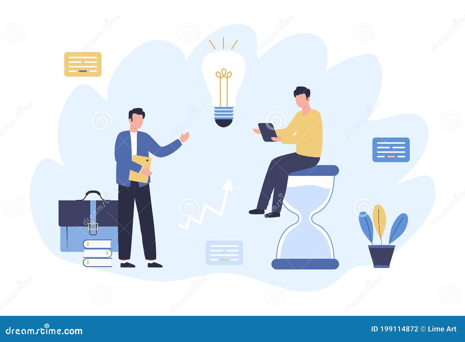 Concept of Productive Work in the Office. Project Discussion and ...