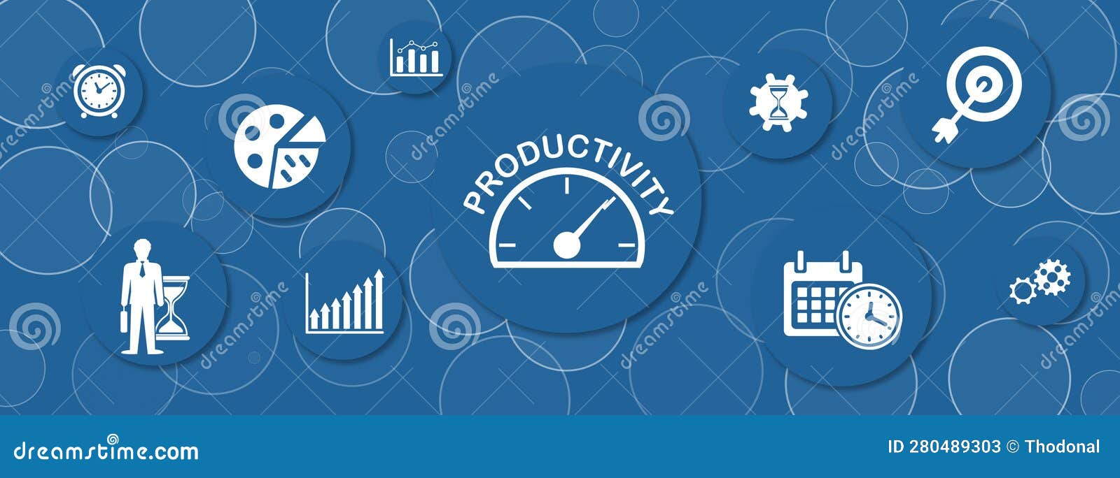 Concept of productivity stock illustration. Illustration of achievement ...