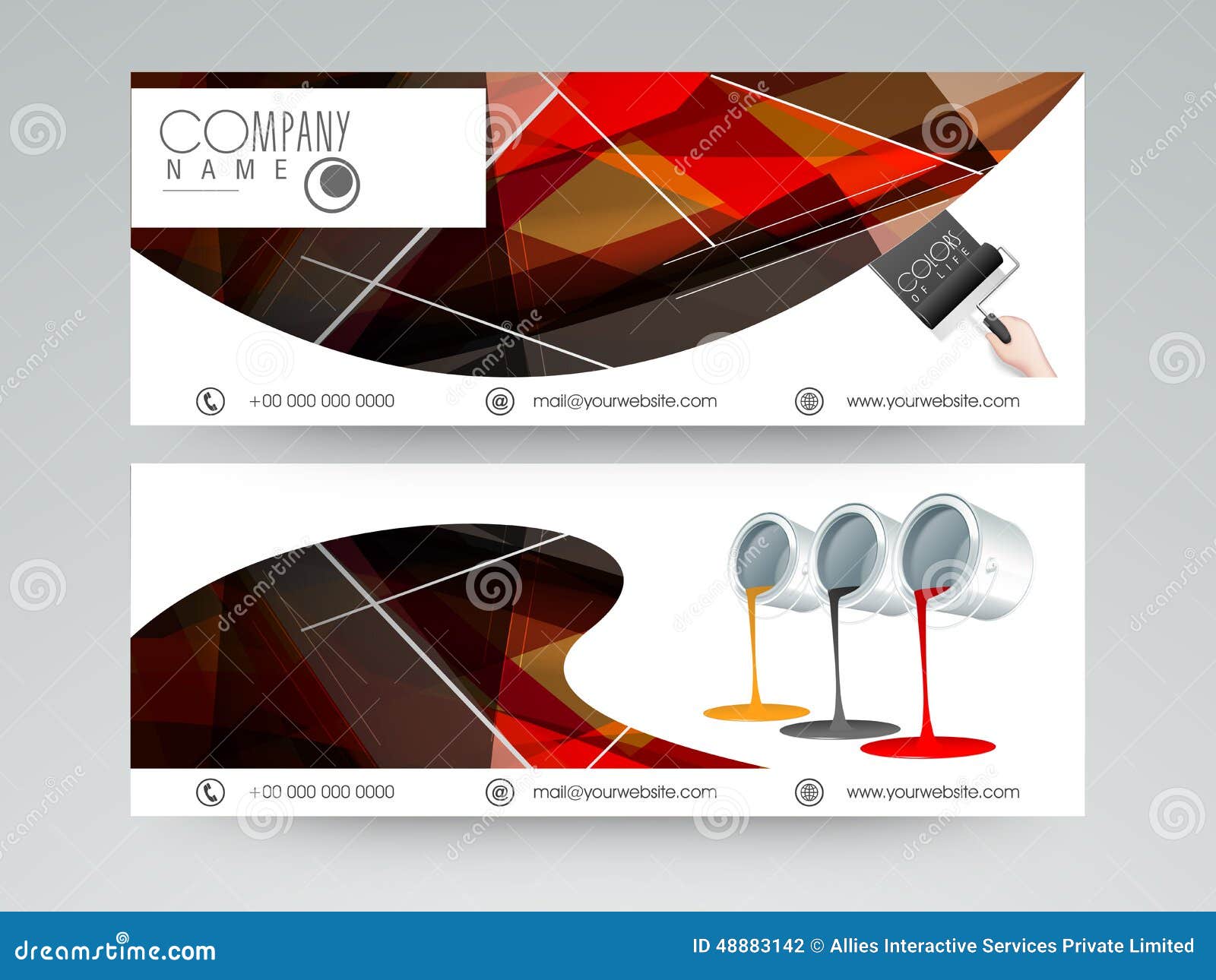 Concept of Professional Header or Banner. Stock Illustration ...