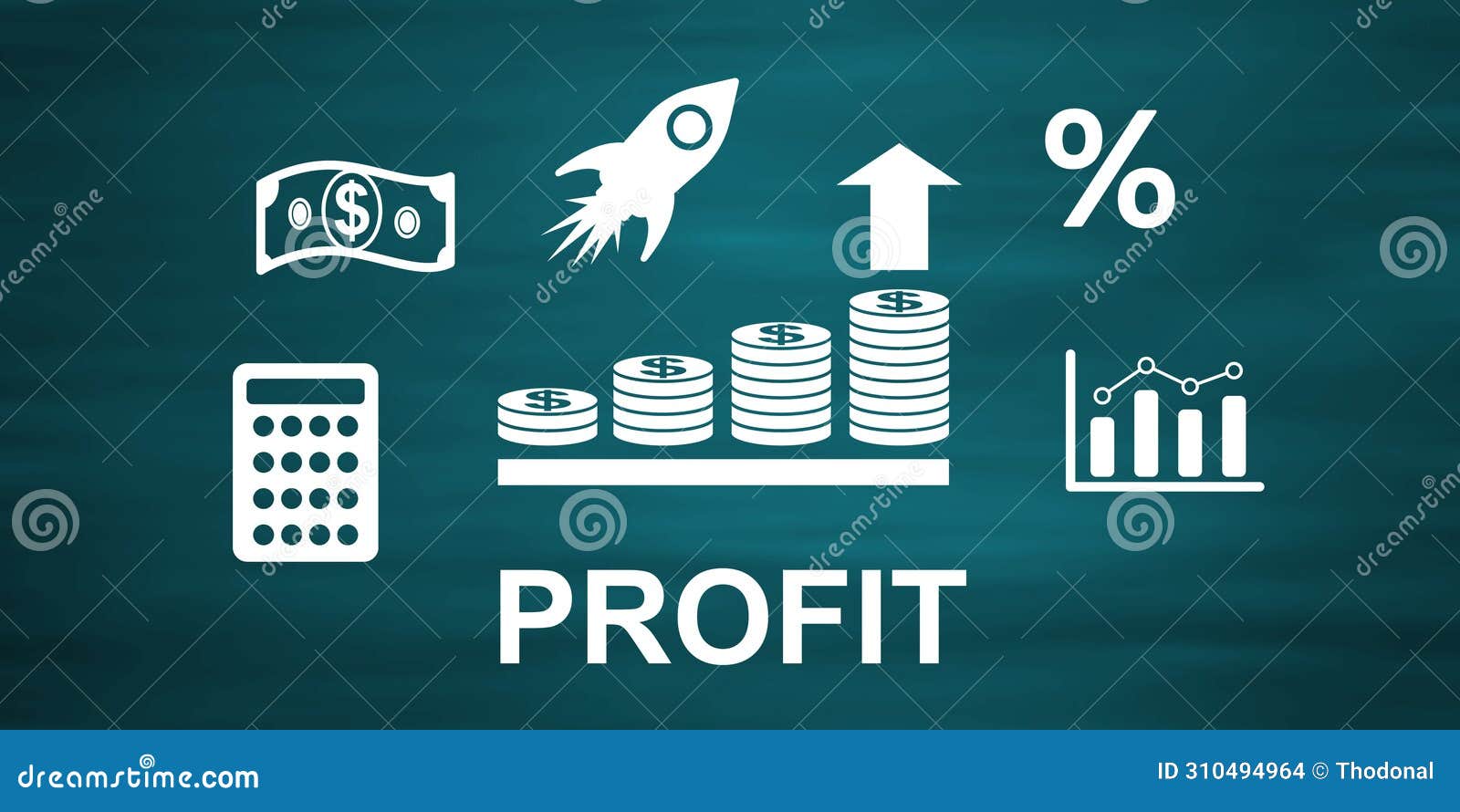 Concept of profit stock illustration. Illustration of finance - 310494964