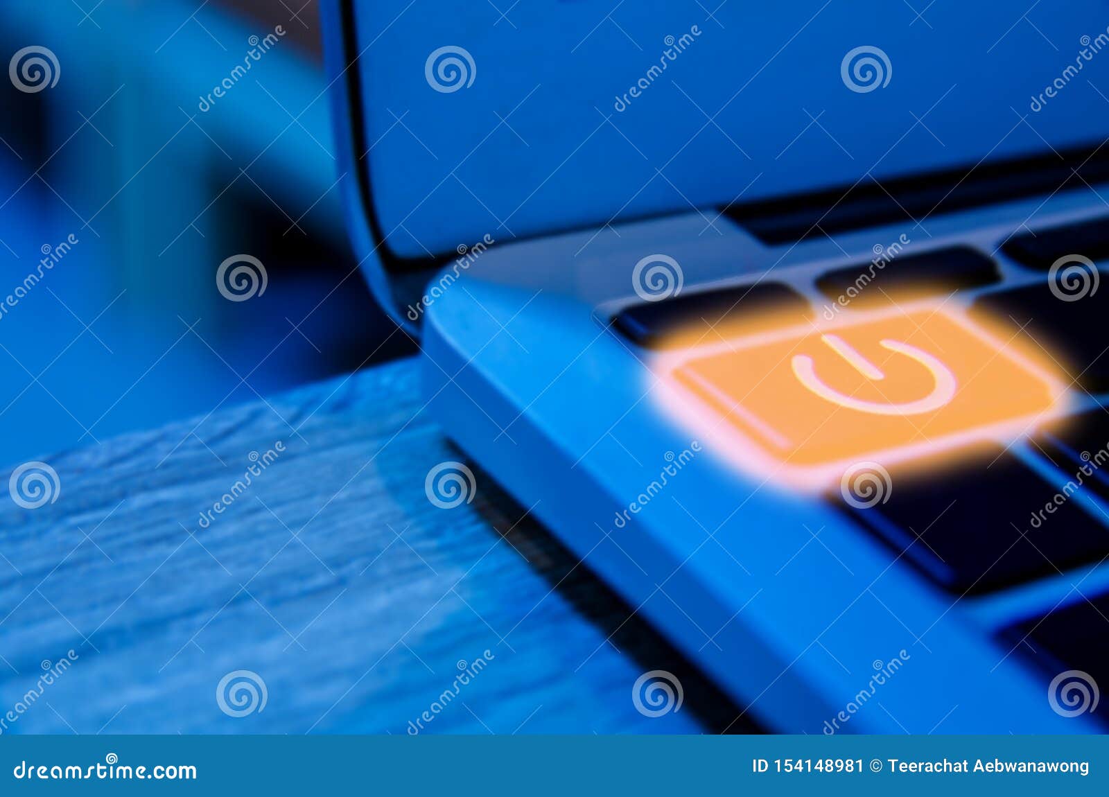 Concept of Programmer Need To Take a Break or Rest, Laptop Backlit ...