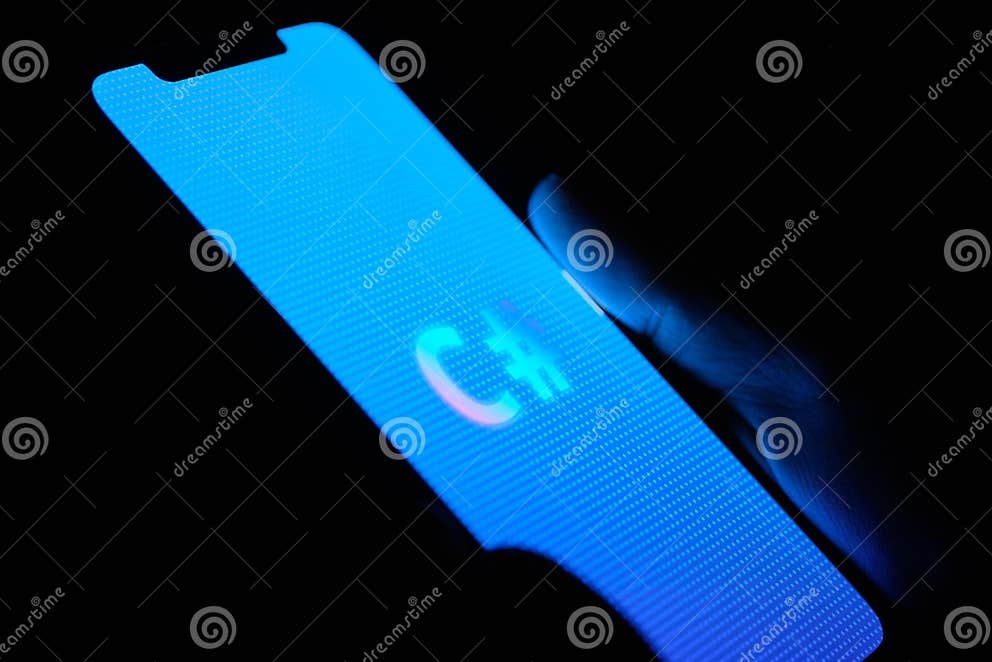 Concept of the Programming Language C Sharp Stock Image - Image of ...