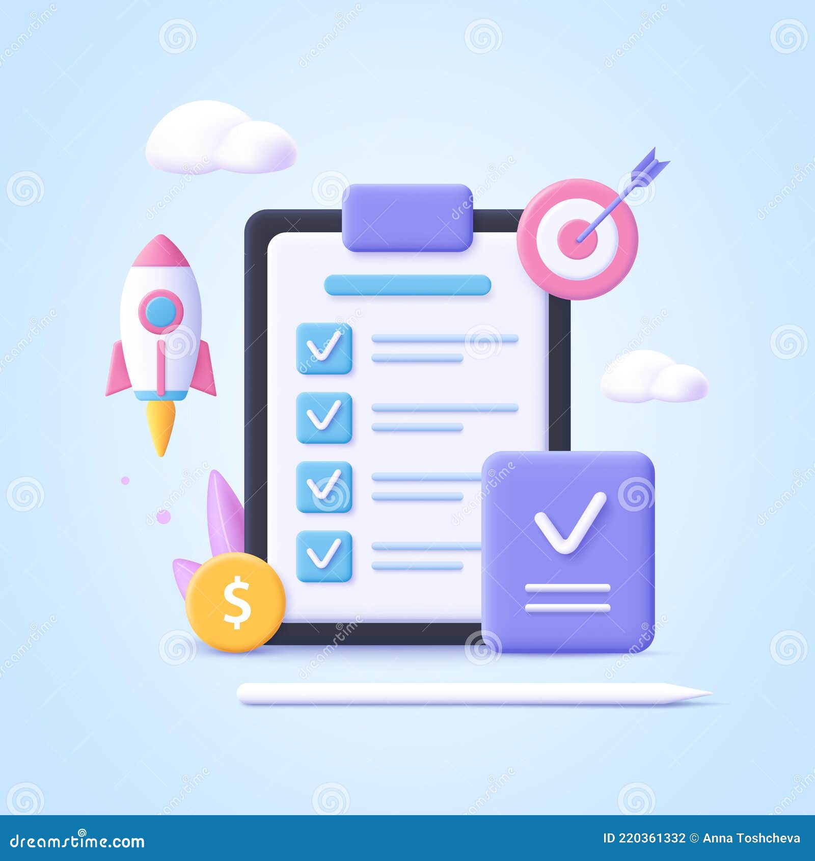 Concept of Project Closure. Project Managment, Life Cycle Stock Vector ...