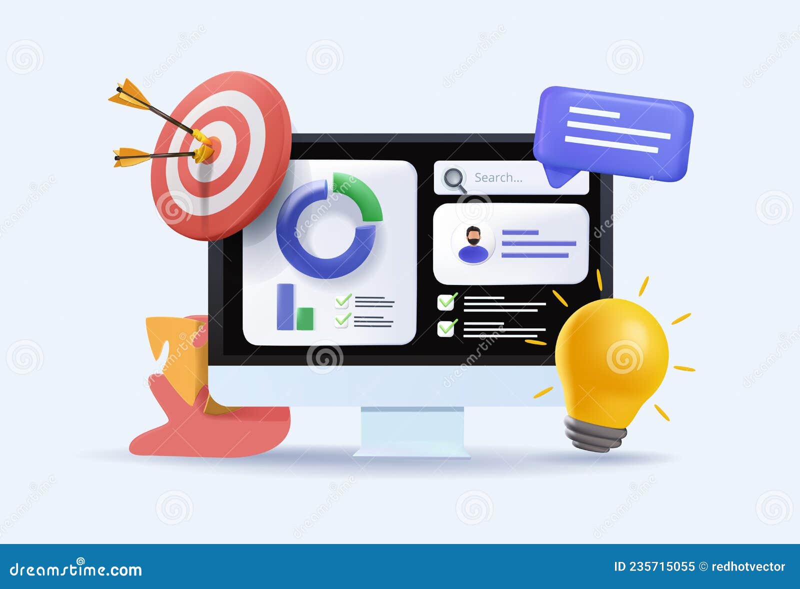 Project Initiation Abstract Concept Vector Illustration ...