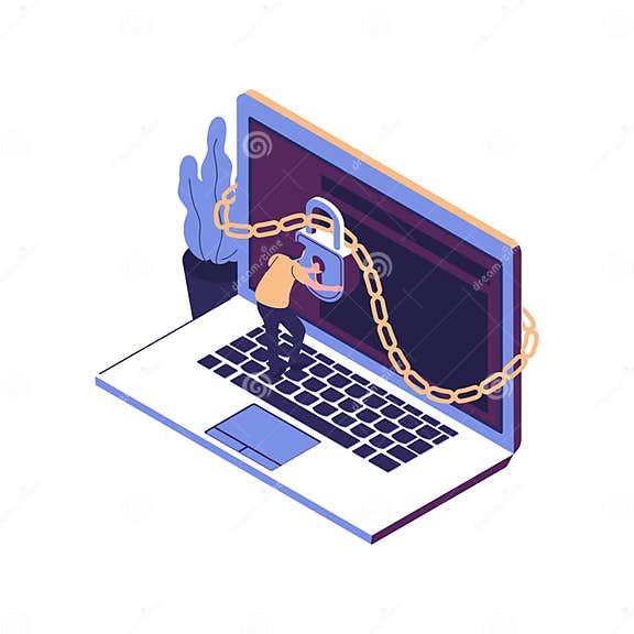 The Concept Of Protecting Computer Data For A Web Page Coding Programming Application 