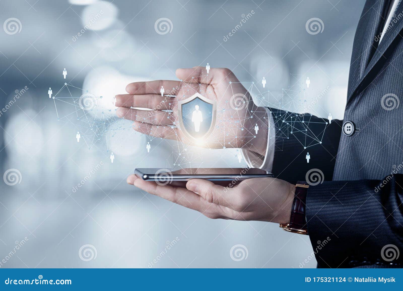 The Concept of Protecting Human Resources Stock Photo - Image of ...