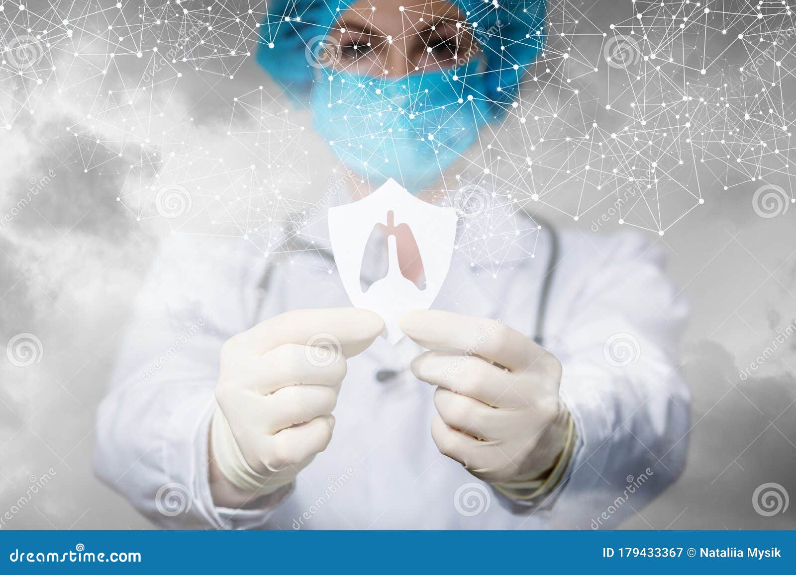 Concept of Protecting the Lungs from Disease during an Epidemic Stock ...