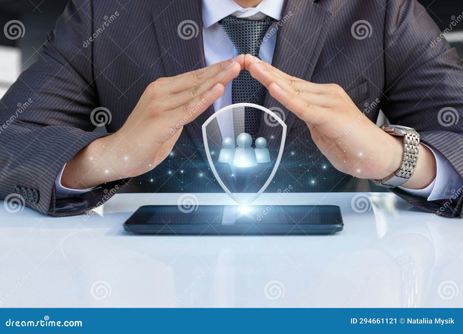 The Concept of Protecting the Personal Data of Clients Stock Image ...