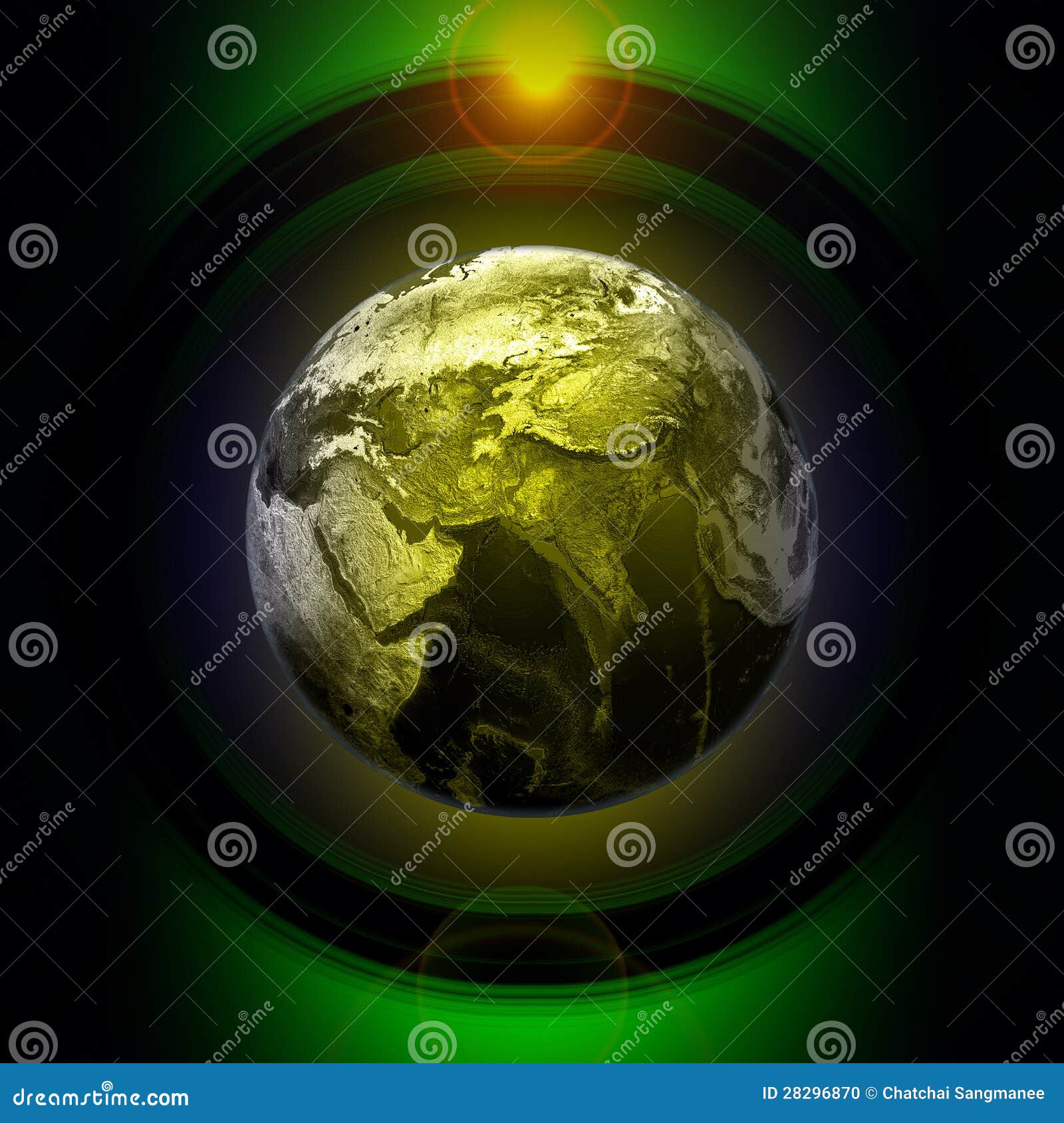 The Concept of Protecting the World. Stock Illustration - Illustration ...