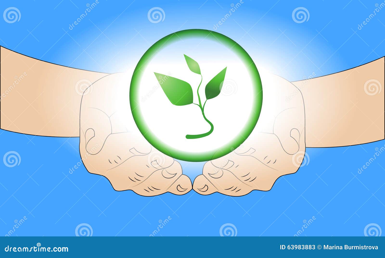 Concept for the Protection of the Environment Stock Vector ...
