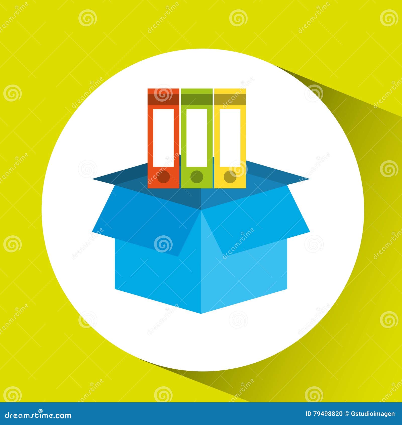 Concept Protection File Folder Icon Design Stock Illustration ...
