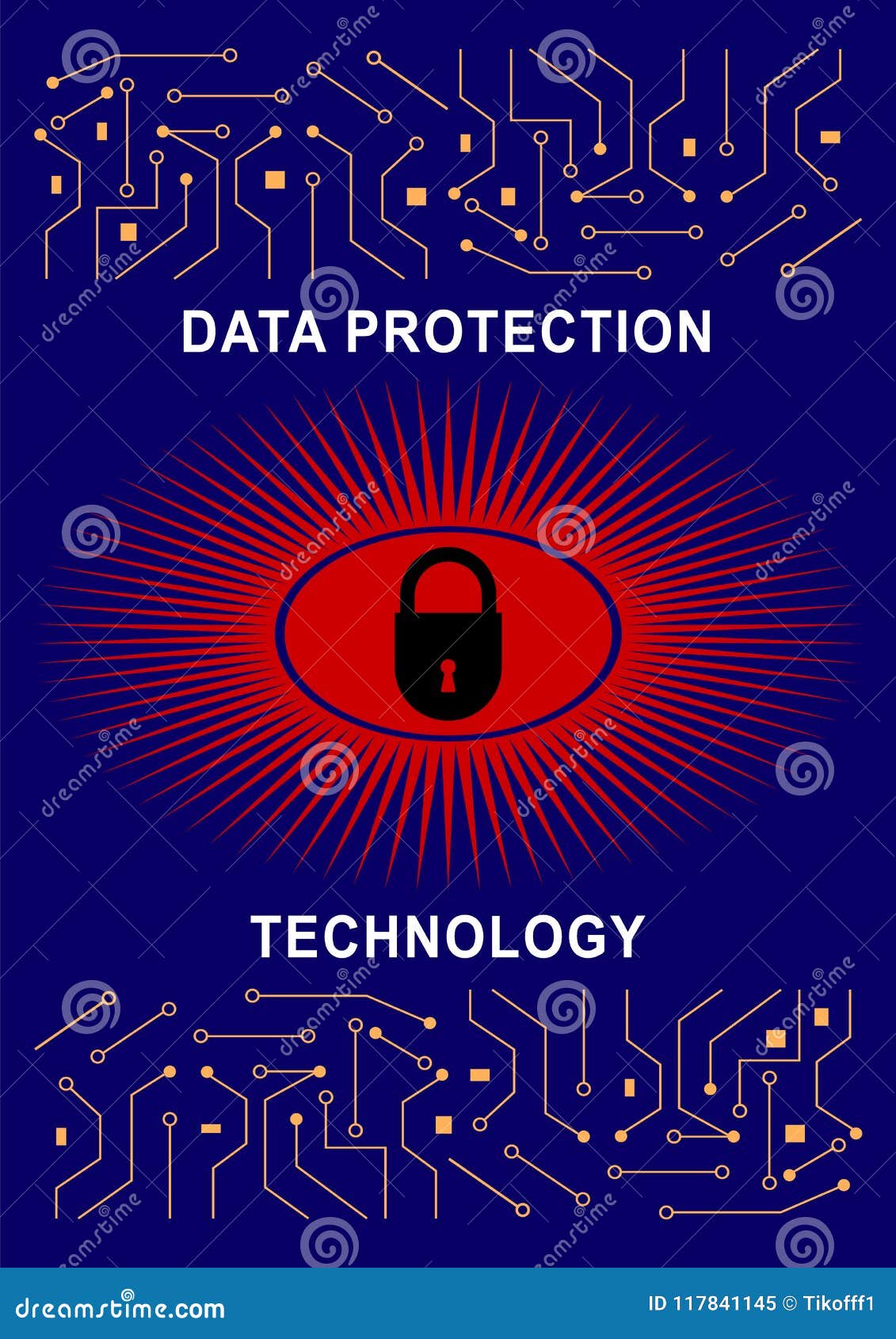 The Concept of Protection. System Protection Technology. Poster Cover ...