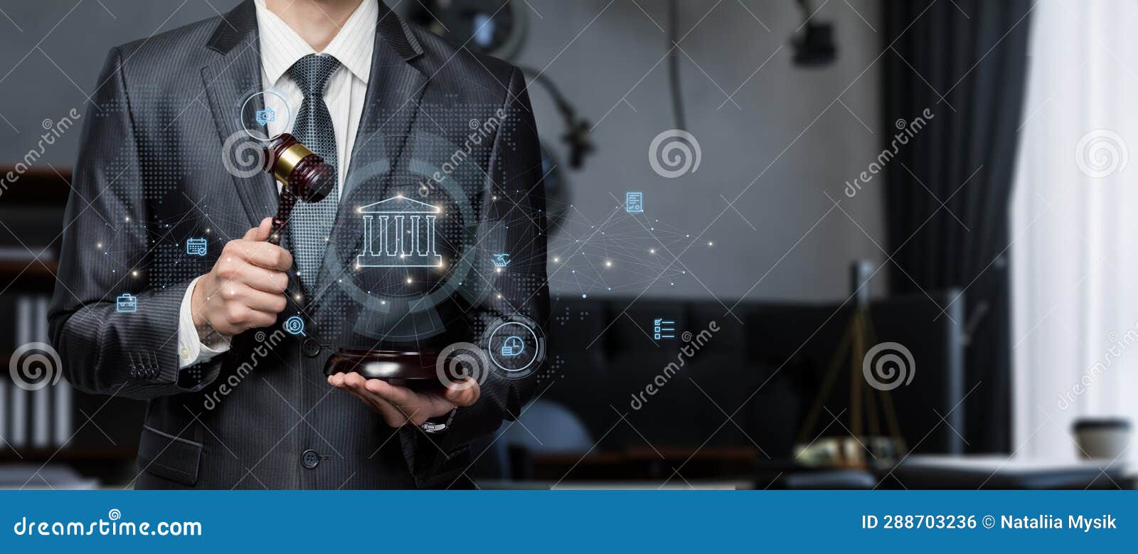Concept of Providing Legal Services by a Lawyer Stock Photo - Image of ...