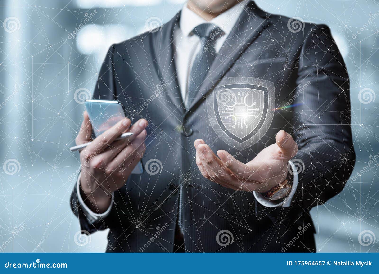 Concept of Providing Protection 24 Hours a Day Stock Image - Image of ...