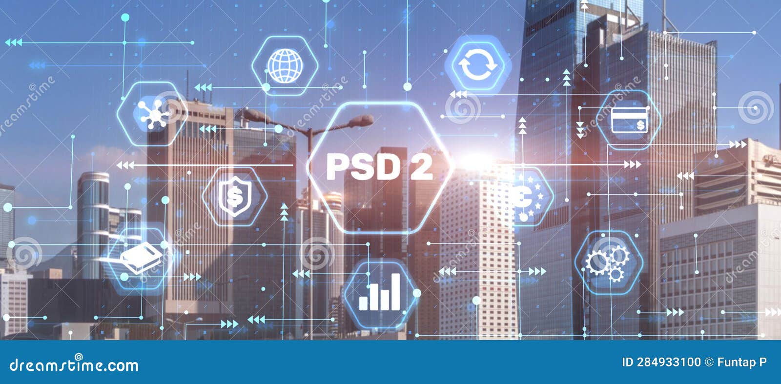 Concept PSD2. Open Banking. Payment Service Directive PSD 2 Stock Photo ...