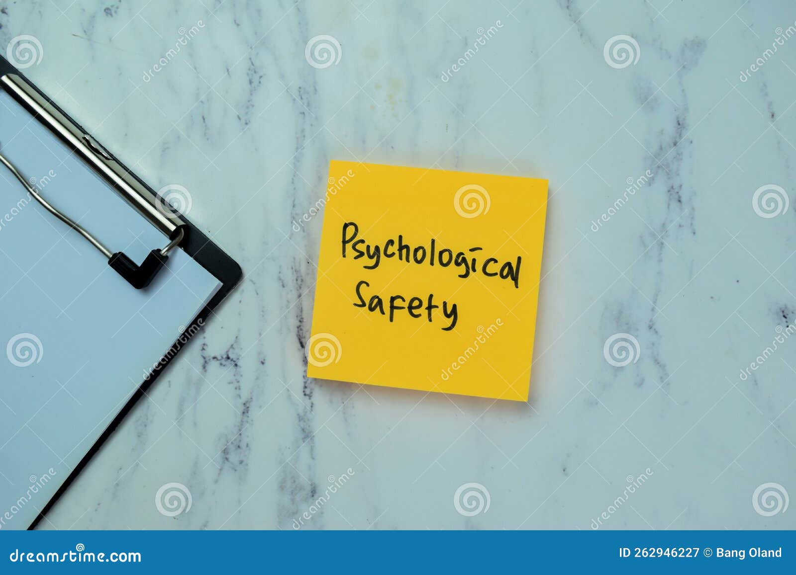 Concept of Psychological Safety Write on Sticky Notes Isolated on ...