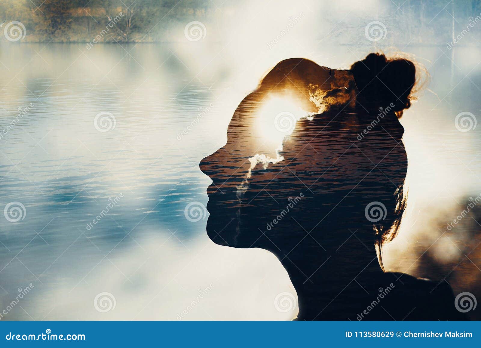 Concept of Psychology and Philosophy Symbol and Power of Mind Stock ...