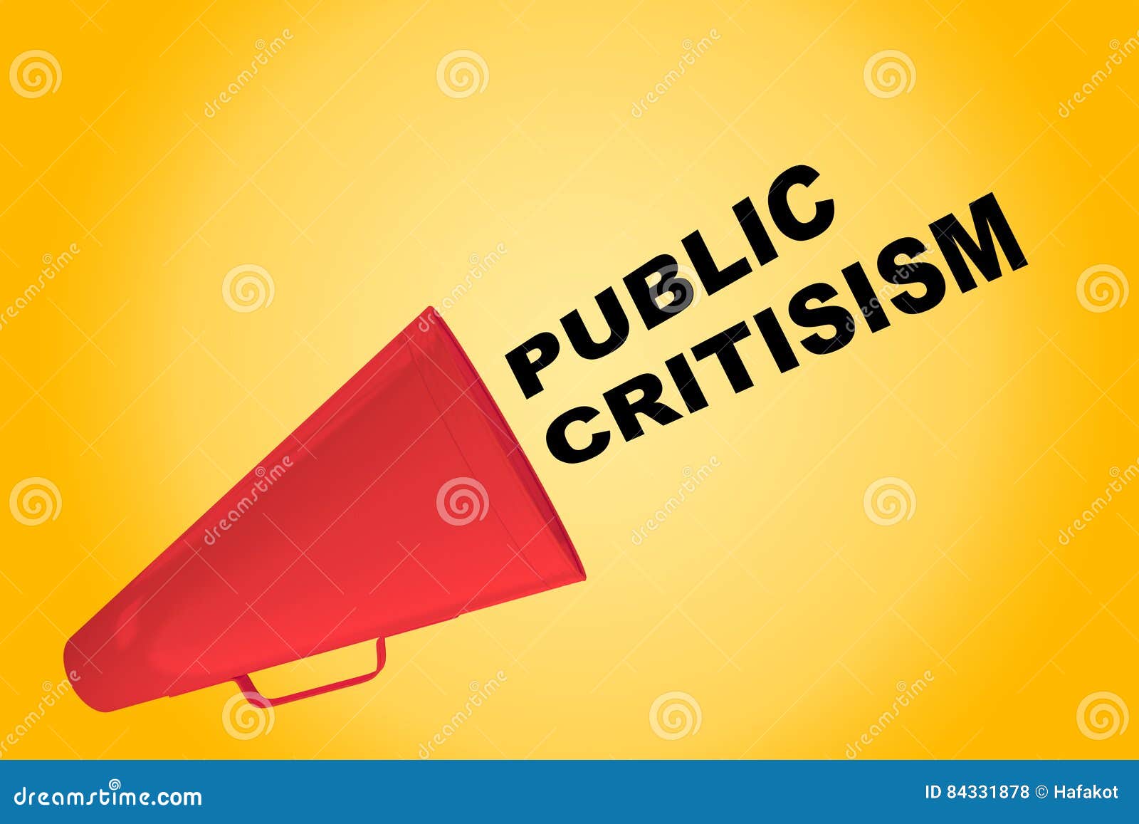 Concept public de critique illustration stock. Illustration du medias ...