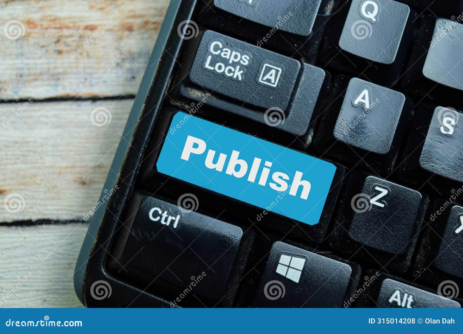 Concept of Publish Text Written in Torn Paper Stock Photo - Image of ...