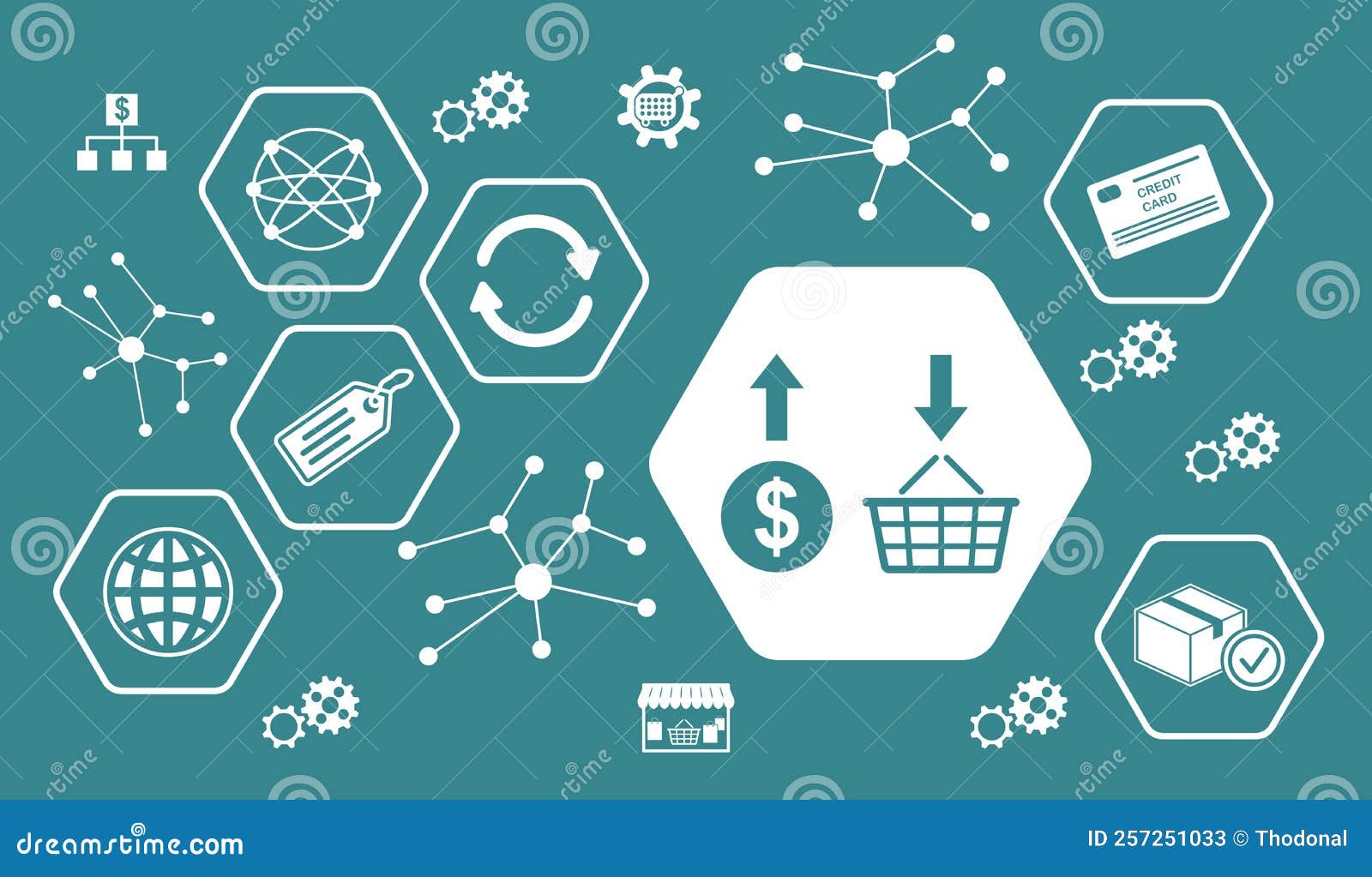 Concept of purchase stock illustration. Illustration of credit - 257251033