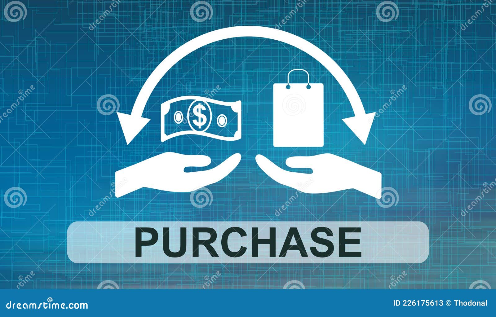 Concept of purchase stock illustration. Illustration of commerce ...
