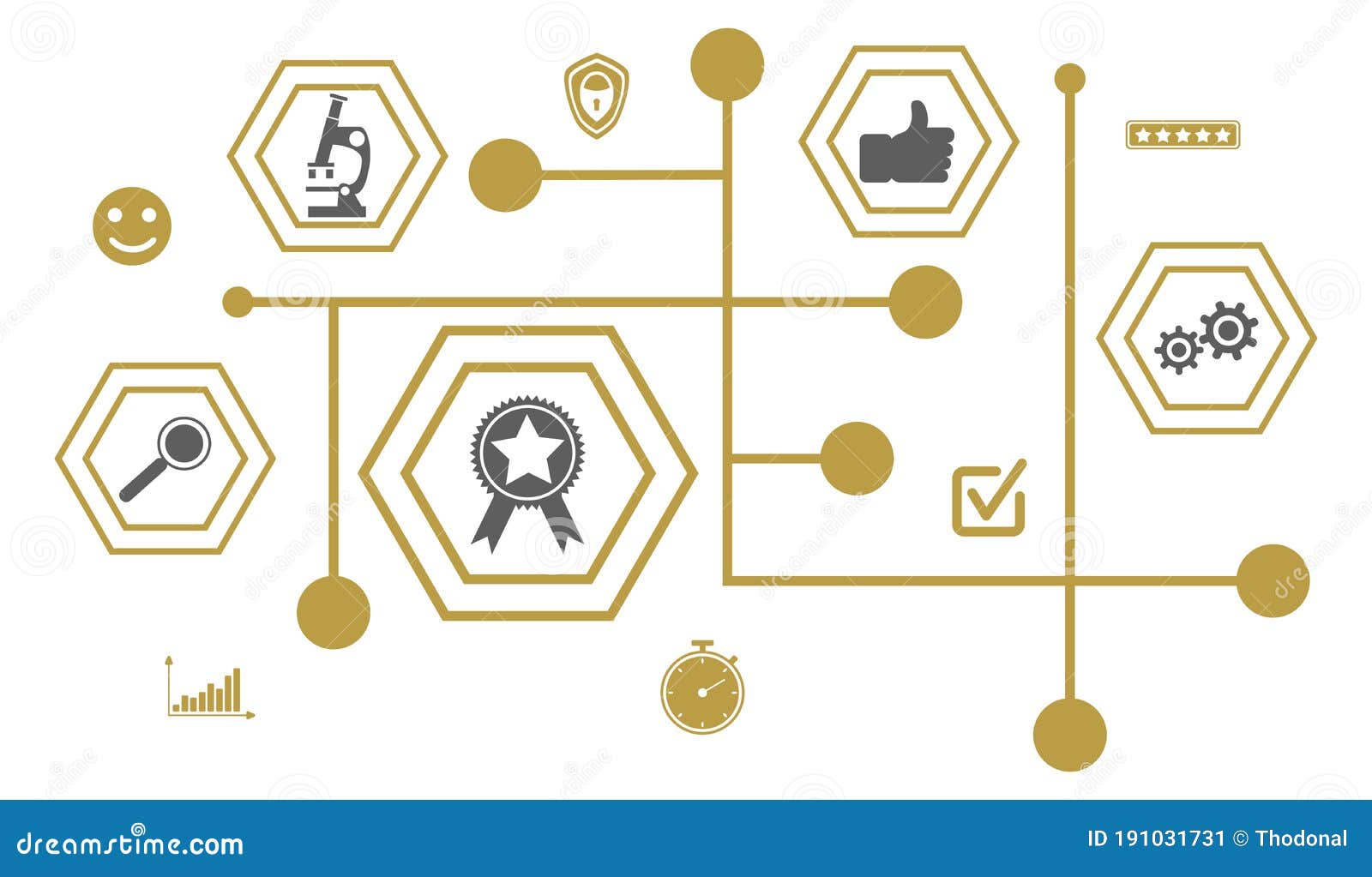 Concept of quality stock illustration. Illustration of rank - 191031731