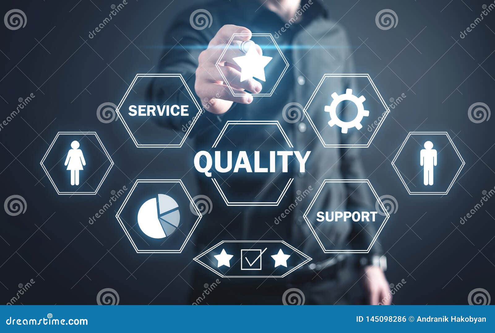 Concept of Quality. Internet, Technology, Business Stock Photo - Image ...