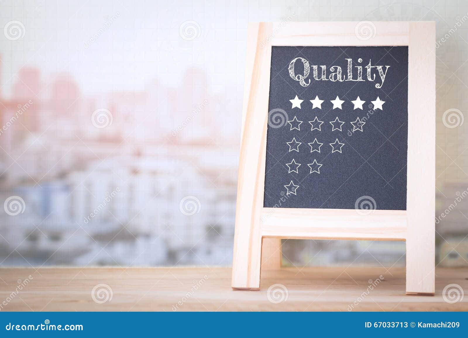 Concept Quality Message on Wood Boards. Stock Image - Image of global ...