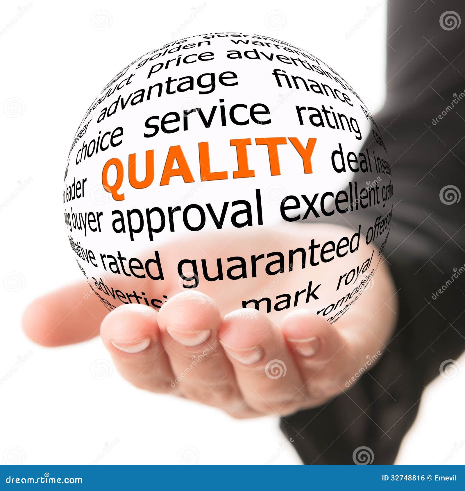 Concept of quality stock photo. Image of cooperation - 32748816