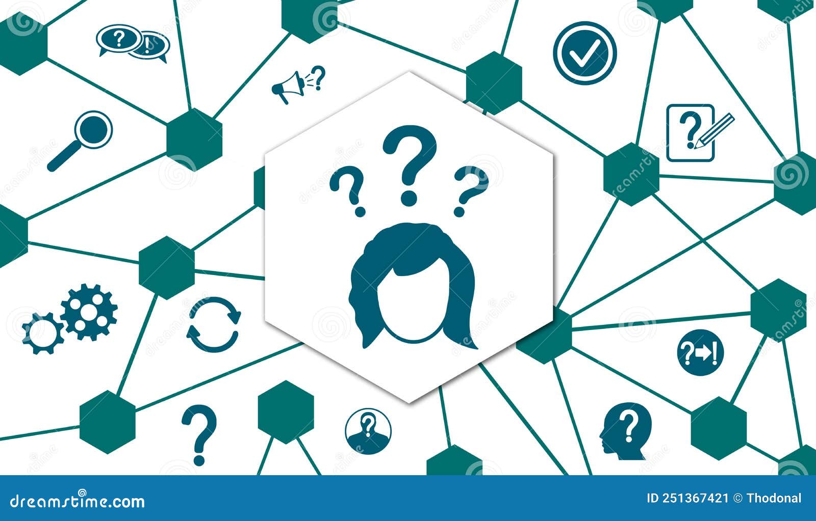 Concept of question stock illustration. Illustration of communication ...