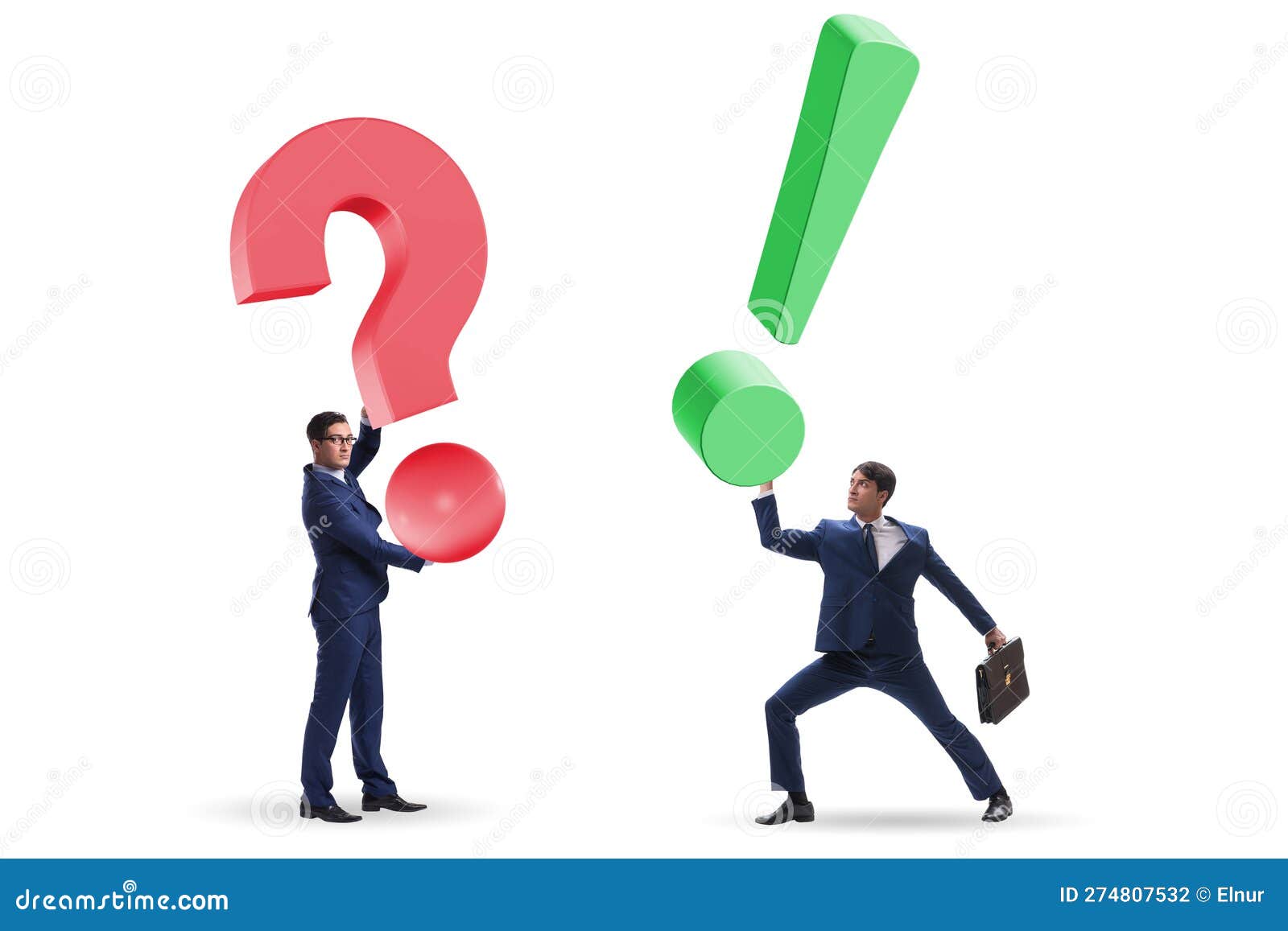 Concept of Question and Exclamation Marks Stock Photo - Image of mark ...