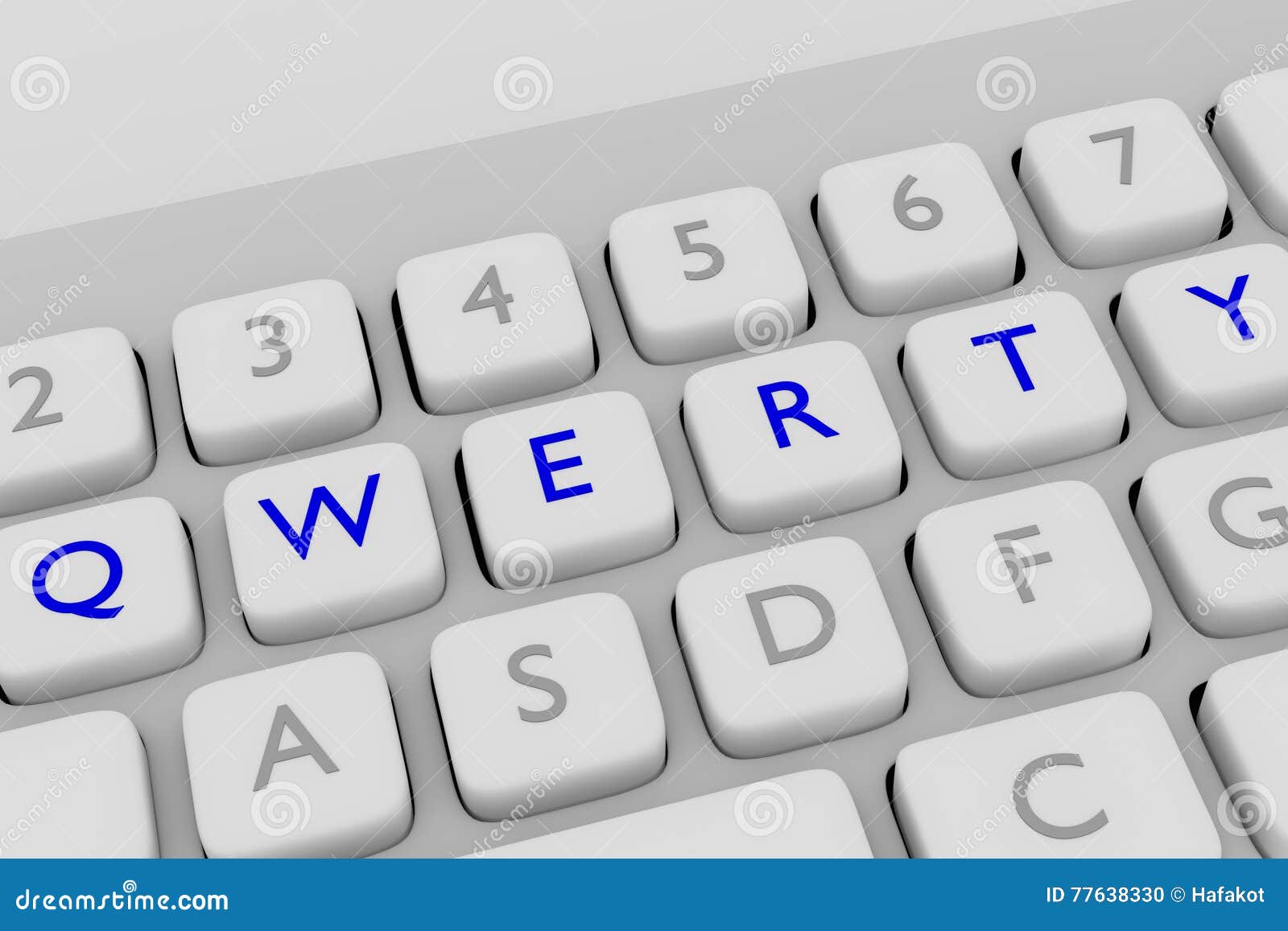 Concept QWERTY De Disposition Illustration Stock - Illustration du ...