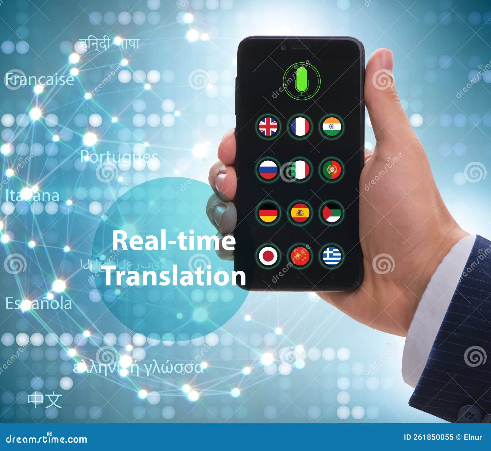 Concept of Real Time Translation with Smartphone App Stock Image ... Concept of Real Time Translation with Smartphone App Stock Image ...