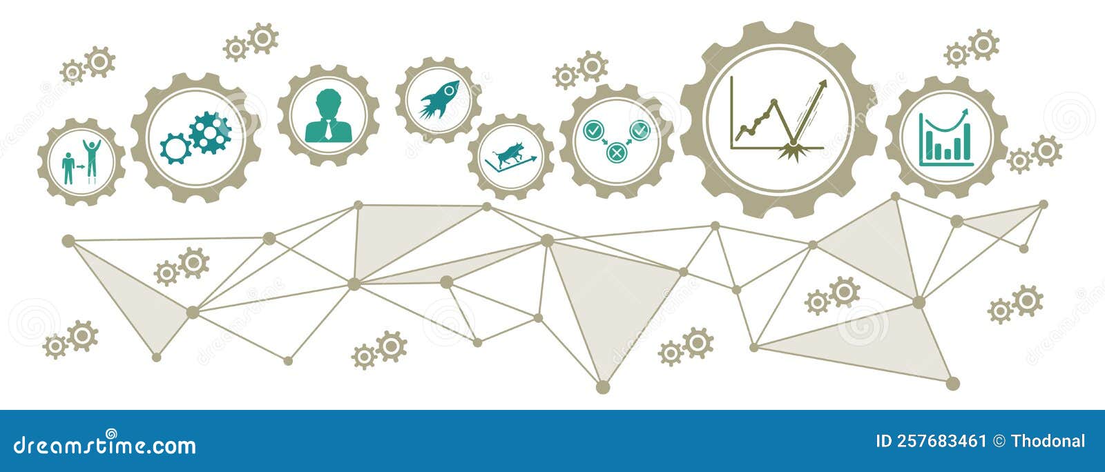 Concept of rebound stock illustration. Illustration of economy - 257683461