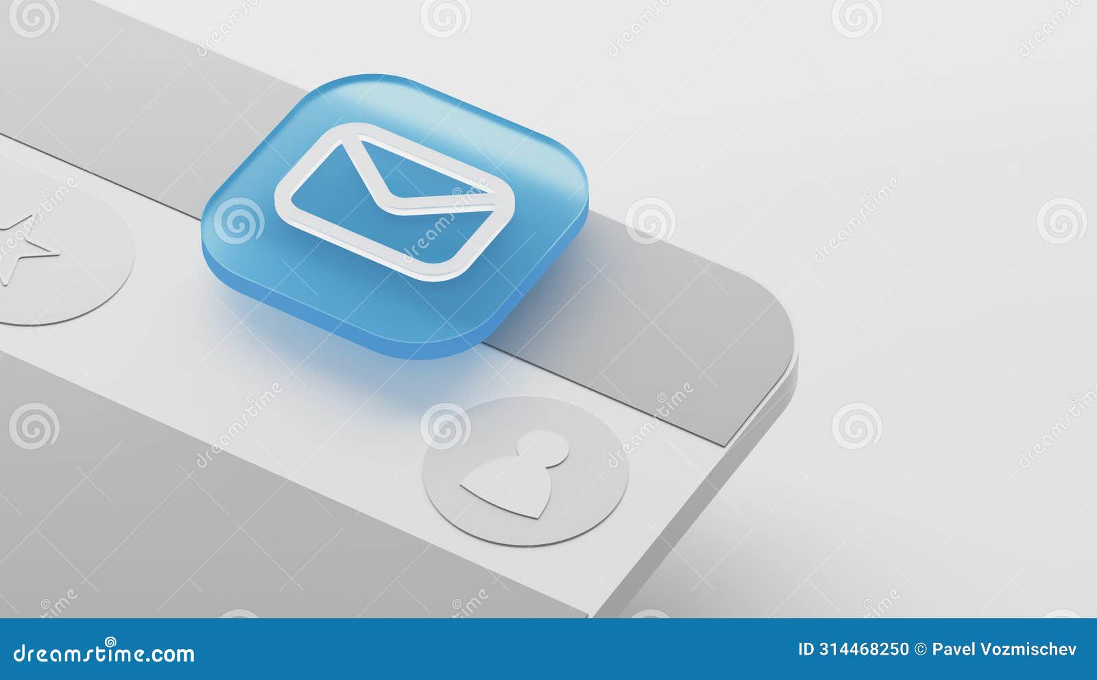 The Concept of Receiving an Email in the Inbox with a Pop-up ...