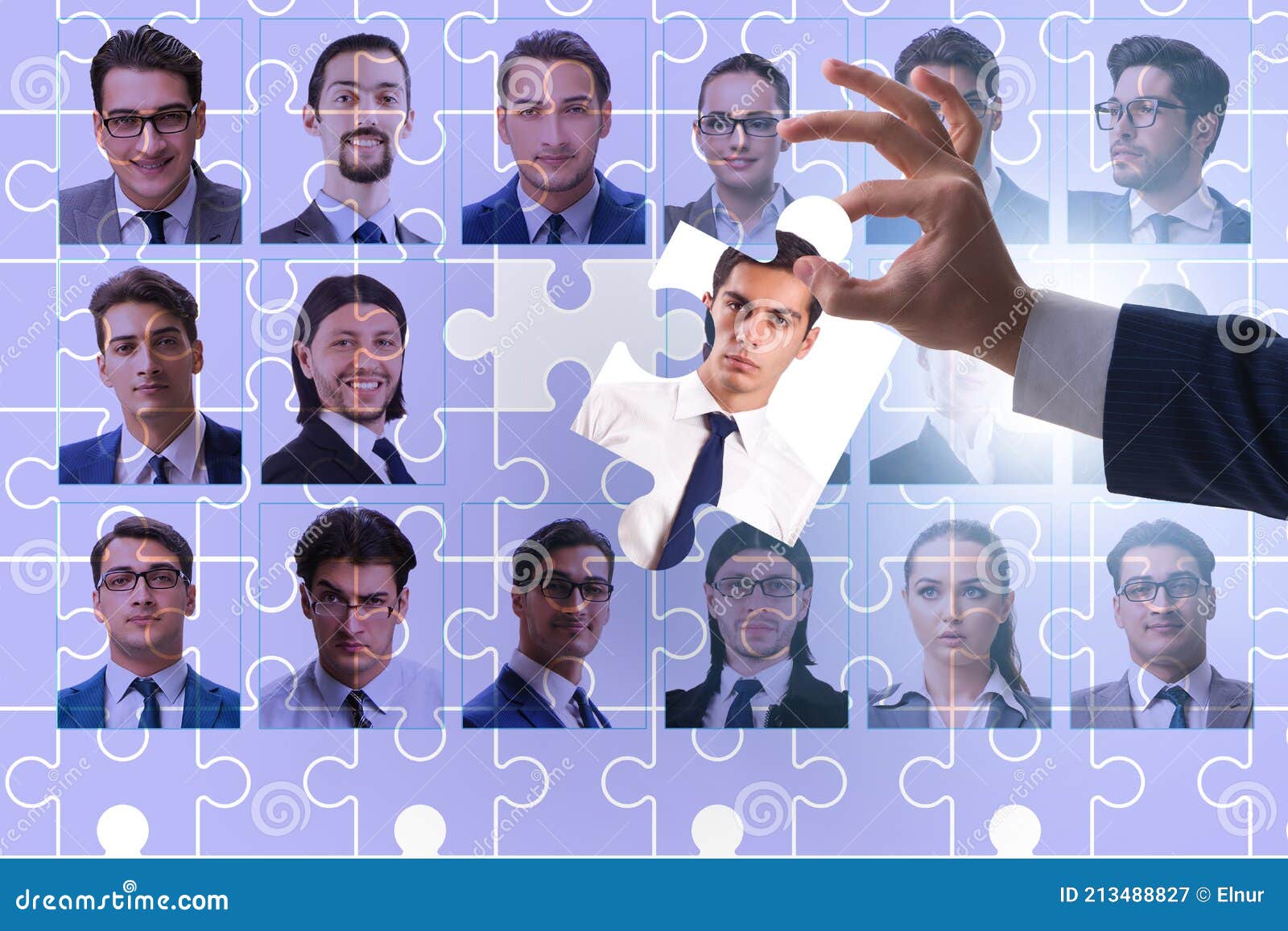 Concept of Recruiting Effective and Efficient Team Stock Image - Image ...