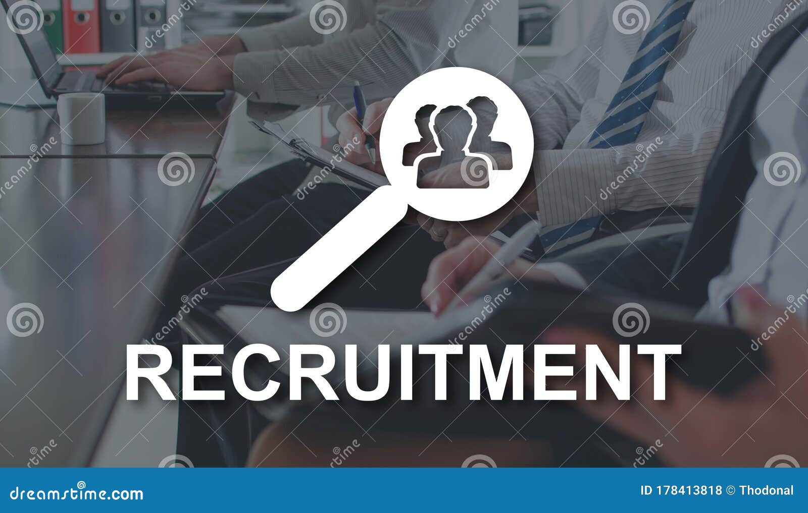 Concept of recruitment stock photo. Image of glass, group - 178413818