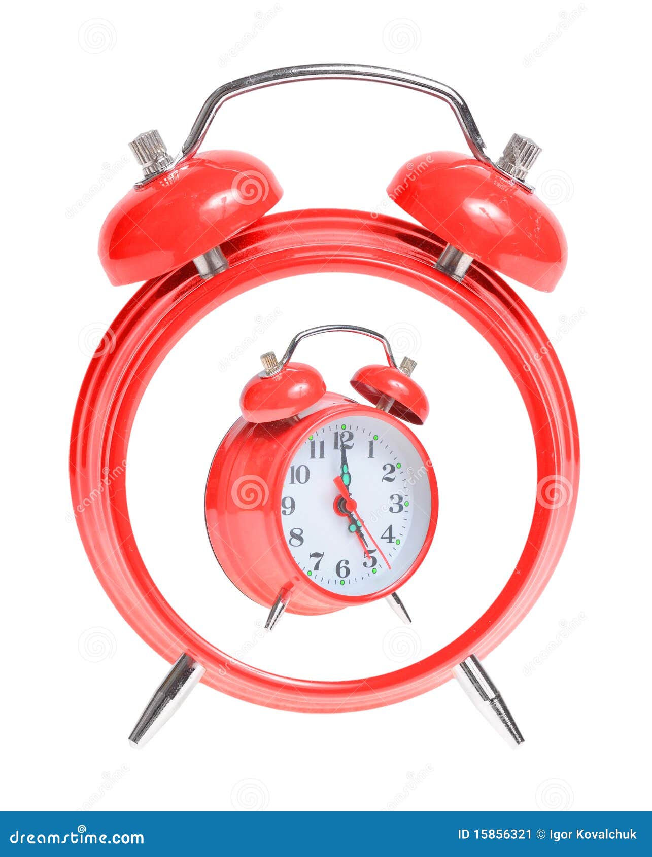 Concept red alarm clock stock image. Image of fashioned - 15856321