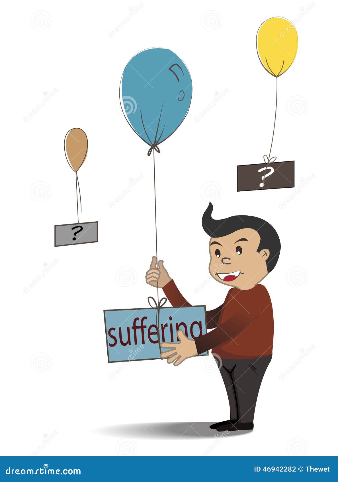 Concept of Relieve Suffering Stock Vector - Illustration of sensuality ...