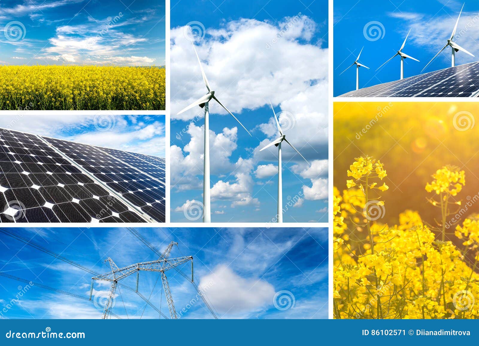 Concept of Renewable Energy and Sustainable Resources Stock Image ...