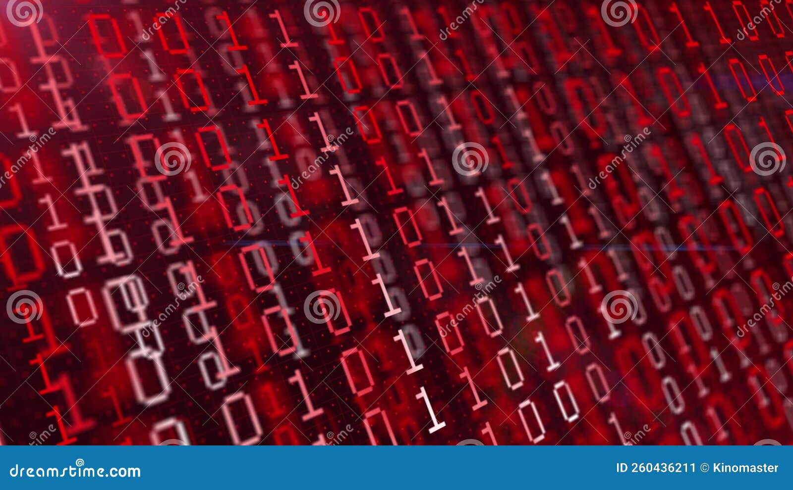 Concept Representation Of Binary Code Binary Digits 1 And 0 In 1245