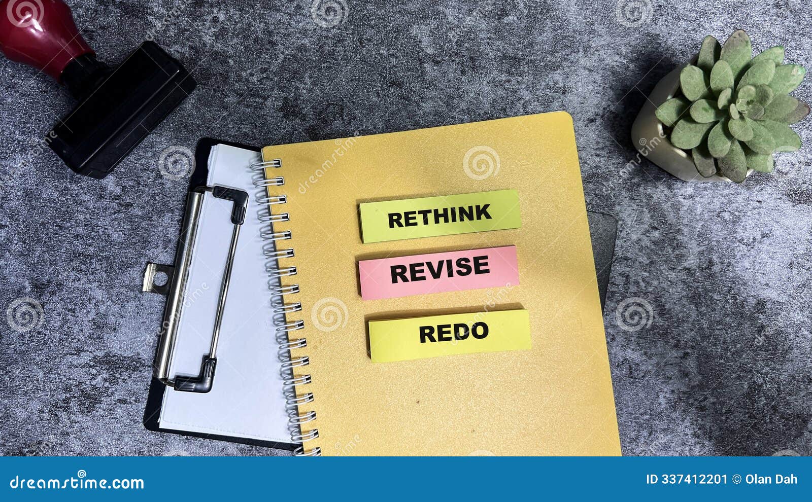 Rethink Revise Rebrand Symbol. Concept Word Rethink Revise And Rebrand ...